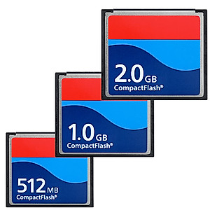 ZhongSir Two Pack 2GB Extreme Compact Flash Memory Card High Speed Digital Camera Card Industrial Grade Card(2X2GB)