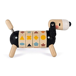 Janod - Sweet Cocoon Shapes and Colors Dog - Ages 2+ - J04421