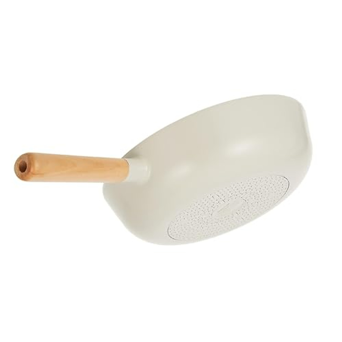 NEOFLAM FIKA 10" Stir Frying Wok for Stovetops and Induction | Wood Handle and Nonstick Ceramic Coating | Made in Korea (10" / 26cm)