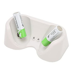 070 Magnetic Charging Station Set for Oculus Quest 2, VR Controller Charging Dock with 2 Rechargeable Batteries, VR Controller Charger Stand, Virtual Reality Accessories