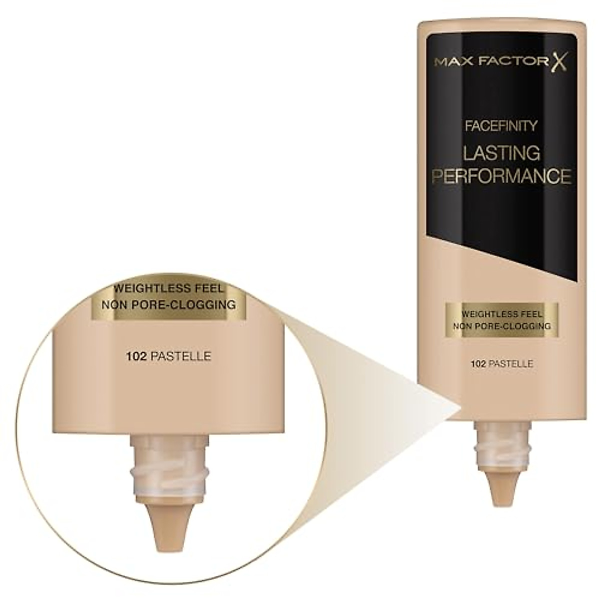 Lasting Performance Long Lasting Foundation - 102 Pastelle by Max Factor for Women - 35 ml Foundation