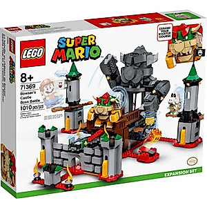LEGO Super Mario Bowser’s Castle Boss Battle Expansion Set 71369 Building Kit; Collectible Toy for Kids to Customize Their Super Mario Starter Course (71360) Playset (1,010 Pieces)