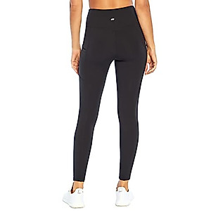 Marika Women's Standard Cameron High Rise Tummy Control Legging, Black, Medium