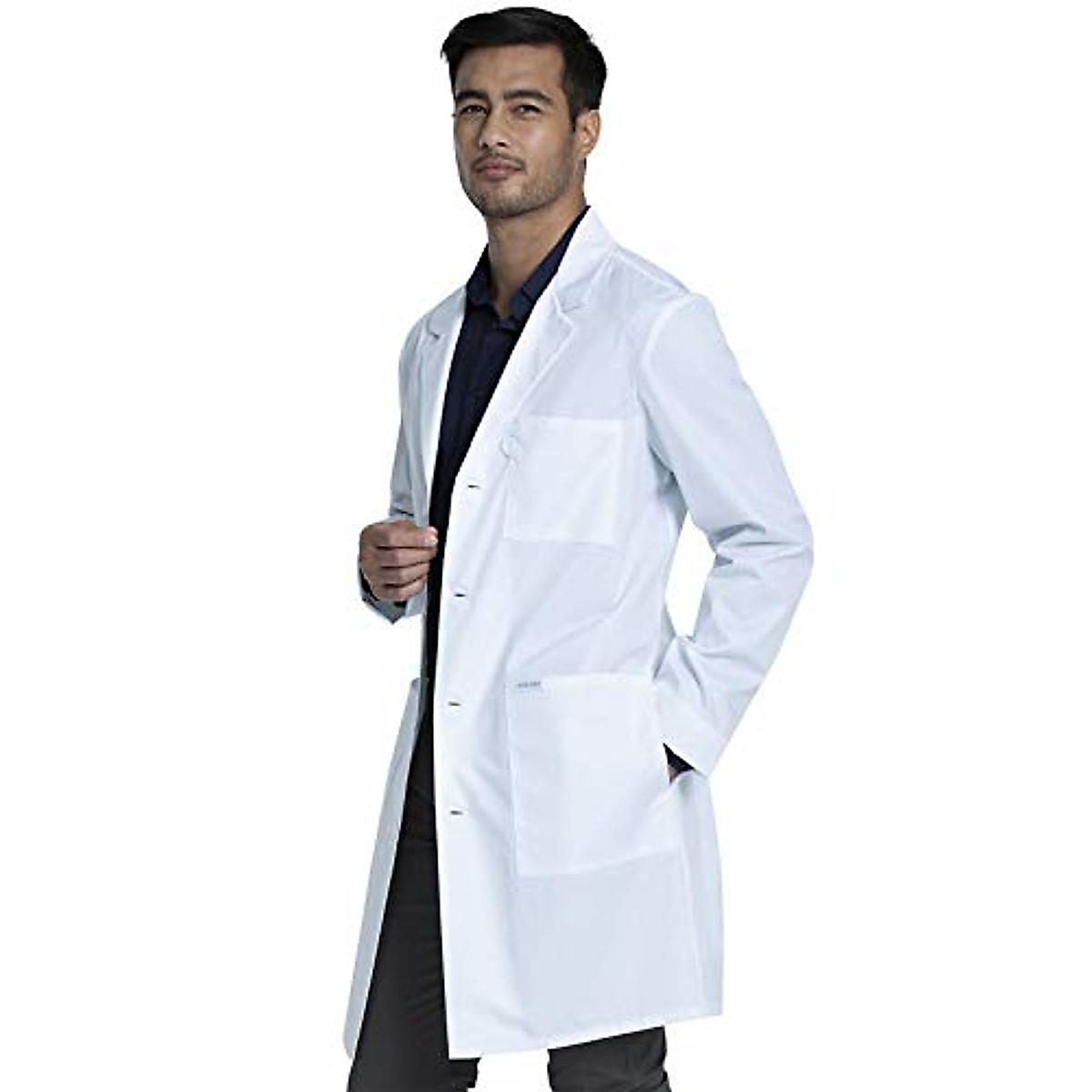 Cherokee Men & Women Scrubs Lab Coat 38'' CK460, M, White