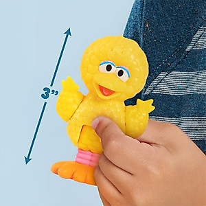 Sesame Street Neighborhood Friends, 7-piece Poseable Figurines, Kids Toys for Ages 2 Up by Just Play