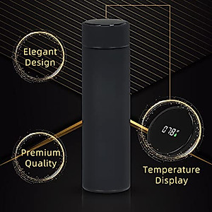 Coffee thermos，Smart water bottle，Hot water thermos，Tea Infuser Bottle ，Smart Sports Water Bottle with LED Temperature Display，Stay Hot for 24 Hrs,Cold for 24 Hrs