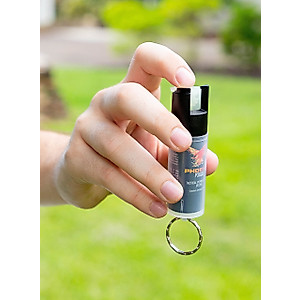 PHOENIX Key Mini – Key Chain Defense Unit Pepper Gel Trusted by Military and Law Enforcement Personnel with UV Dye Compact, Key Chain, Gel is Accurate - Maximum Strength + Easy Carry = 4Pack