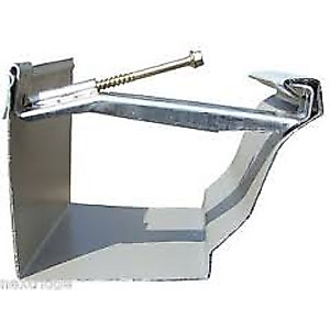 Speed Screw 6 inch gutter hanger with clip 25 pack