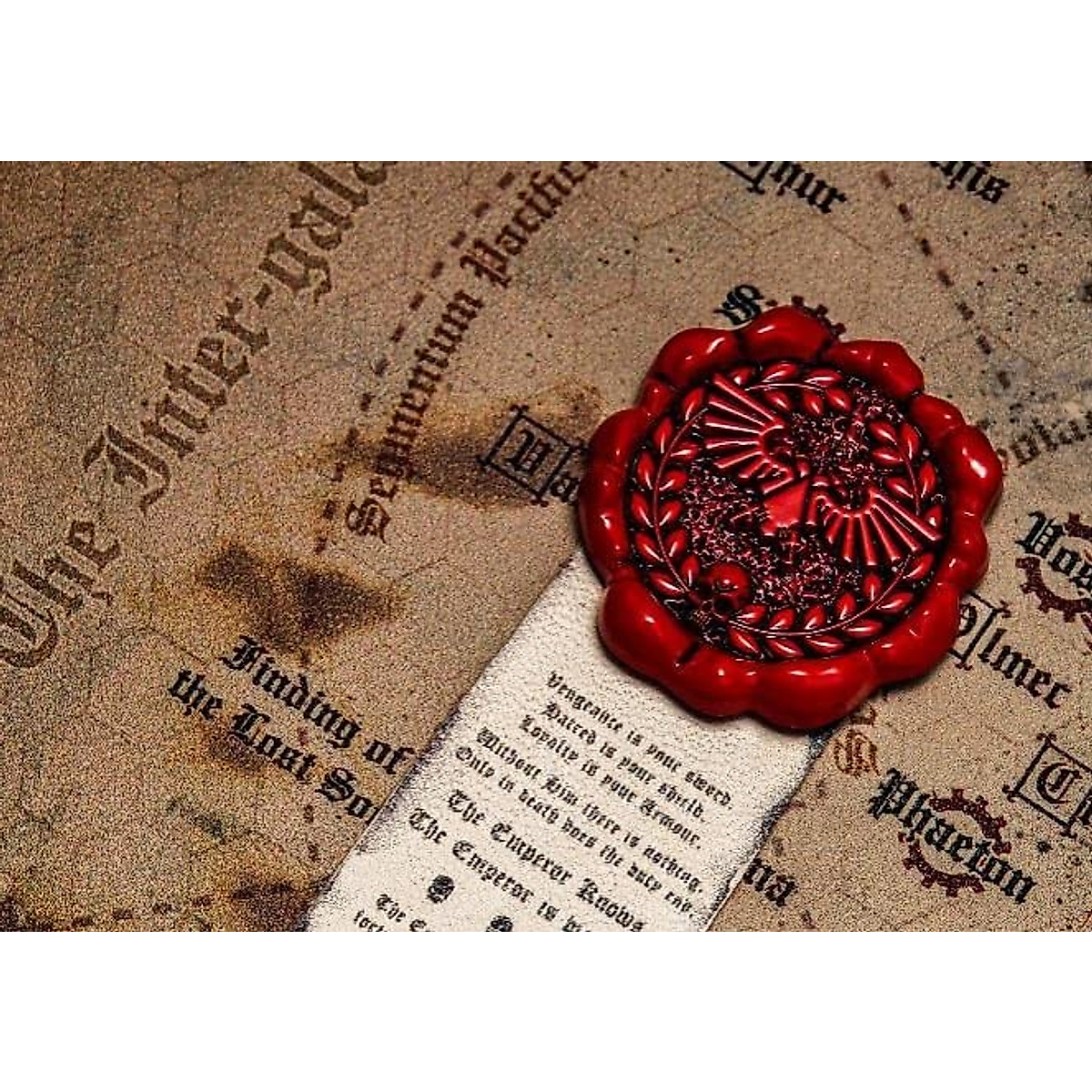 Starforged Compatible with Warhammer 40k Purity Seal: Imperial Aquila Pin Badge/Sticker 1PC