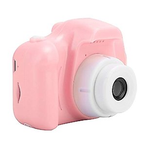Camera， Mini Camera， Outdoor Camera Mini Tft Home Camera Kid for Room Decor(Pink)