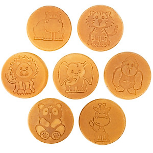 Animal Mini Pancake Pan - Make 7 Unique Flapjack Zoo Animals, Including a Elephant, Giraffe and More- Nonstick Pan Cake Maker Griddle for Breakfast Fun & Easy Cleanup, Unique Holiday Breakfast or Gift