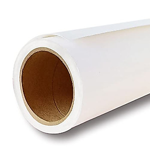Yizhily Seamless Photo Photography Background Paper Backdrop for Photoshoot, Videos, YouTube, Livestream, 107" x36', Snow
