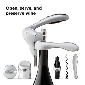 Rabbit 6-Piece Wine Tool Kit, Set, Silver