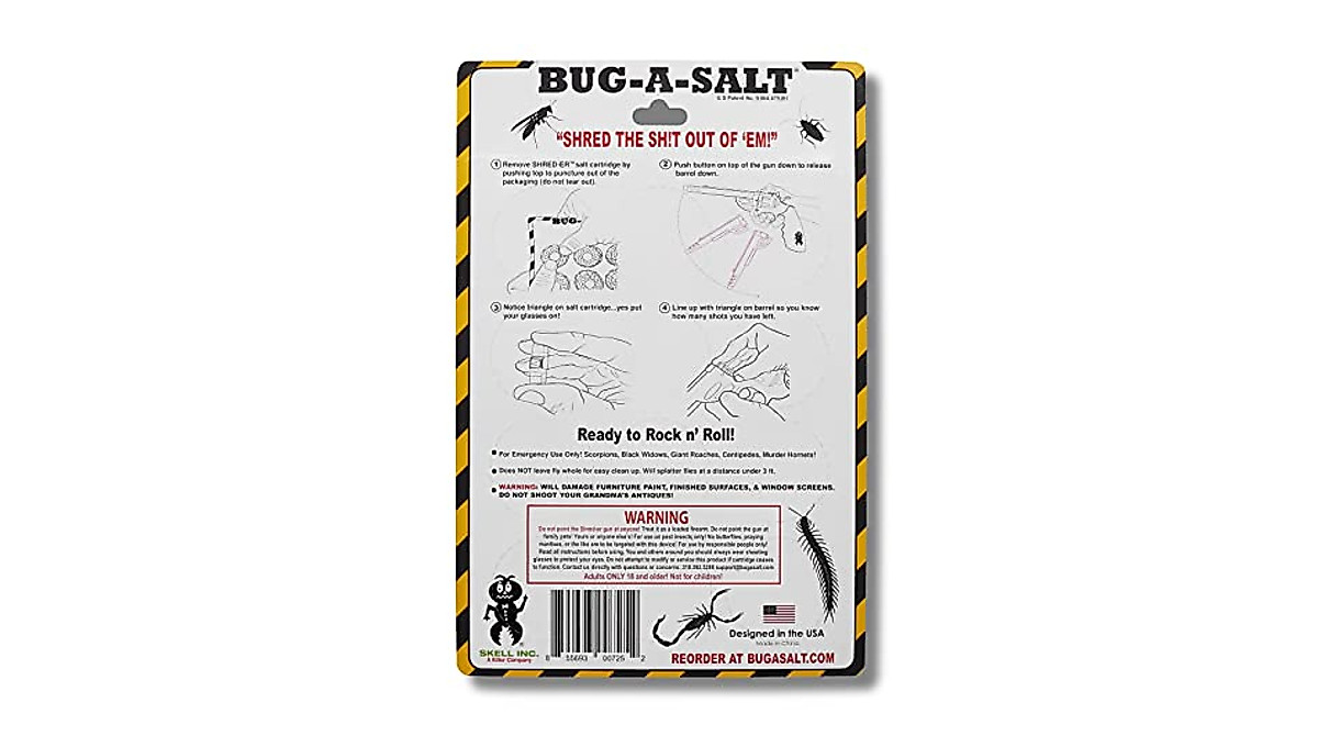 BUG-A-SALT Shred-ER Salt Cartridges - 120 Rounds Pest Control