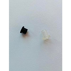 Jura Milk Container Rubber Gasket #65818 - Black (1) & Jura Milk Siphoning Pipe Rubber Gasket #63162- Clear (1)