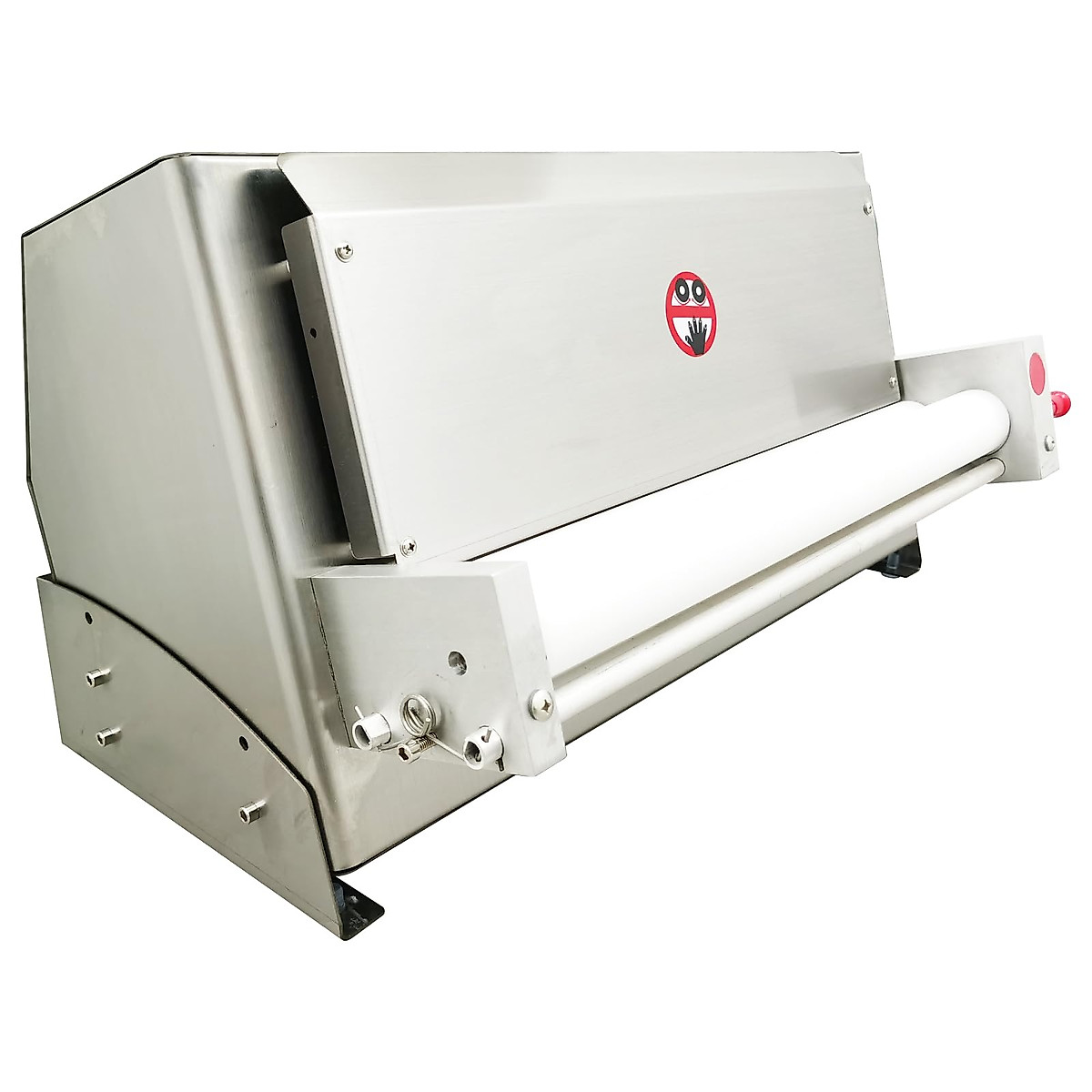 HQHAOTWU Commercial Pizza Dough Roller Sheeter, 19in Electric Pizza Dough Roller, 450W Stainless Steel Pastry Press Making Machine