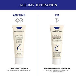 Embryolisse Lait-Crème Concentré, Multifunction Daily Moisturizer, Primer, and Makeup Remover, Suitable for All Skin Types. French Face Cream With Shea Butter & Aloe Vera, 2.54 Fl Oz