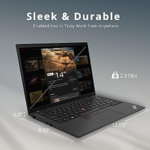 Lenovo ThinkPad T14s Gen 3 Business Laptop, 14.0'' FHD IPS Touchscreen, AMD Ryzen 7 PRO 6850U Octa-core, 16GB RAM, 2TB SSD, WiFi, Bluetooth, Webcam, Win 10 Pro, Black, 32GB Hotface USB Card