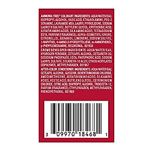 Revlon Permanent Hair Color, Permanent Brown Hair Dye, Colorsilk with 100% Gray Coverage, Ammonia-Free, Keratin and Amino Acids, Brown Shades (Pack of 3)