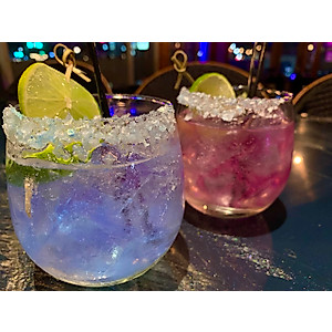 Snowy River Clear Cocktail Sugar - Kosher Certified Naturally Clear Cocktail Rimmer (4oz, Medium Crystal)