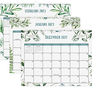 Aesthetic Greenery 2023 Wall Calendar - The Perfect Calendar for Easy Planning - Beautiful Calendar Decor to Enhance Your Kitchen or Office
