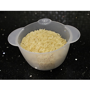 Dependable Industries Inc. Essentials Multi Use Microwave Rice and Grain Cooker Vegetable Steamer with Mixing Serving Paddle and Measuring Cup BPA Free 2.7L