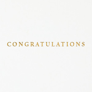 Hallmark Signature Wedding Card, Bridal Shower Card, Engagement Card (Ever After)