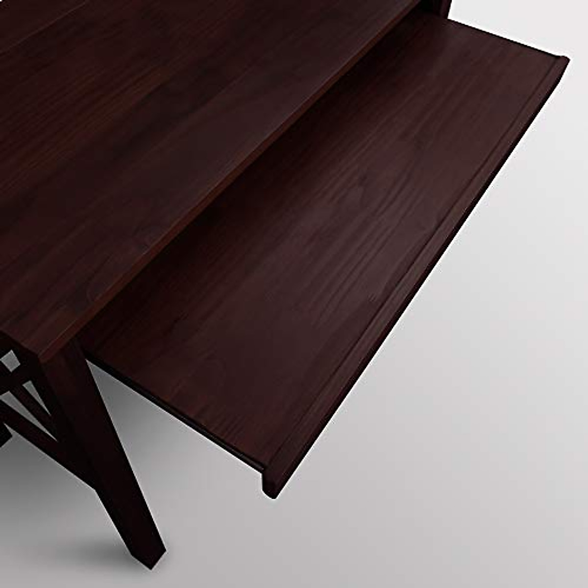 Casual Home Montego Folding Desk with Pull-Out Tray-Espresso