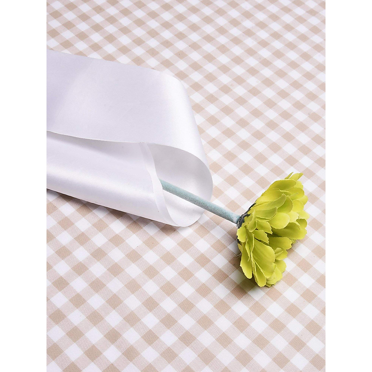 Blank Satin Sash Party Accessory for Wedding, Party Decorations and DIY, White (2)