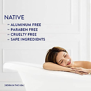 Native Deodorant | Natural Deodorant for Women and Men, Aluminum Free with Baking Soda, Probiotics, Coconut Oil and Shea Butter | Coconut & Vanilla, Lavender & Rose, Eucalyptus & Mint