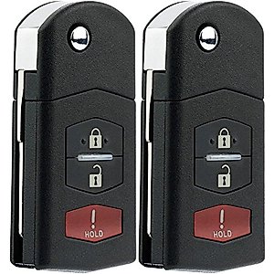 KeylessOption Keyless Entry Car Remote Control Key Fob Replacement for BGBX1T478SKE125-01 (Pack of 2)