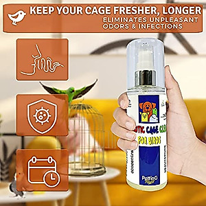 Petting Right Concentrated Probiotic Cage Cleaner for Birds