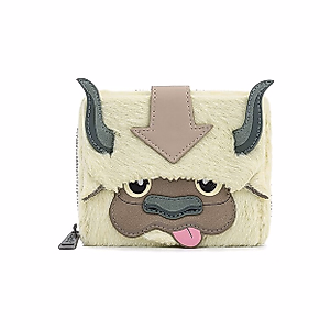 Loungefly Nickelodeon Avatar Aang Appa Plush Zip Wallet