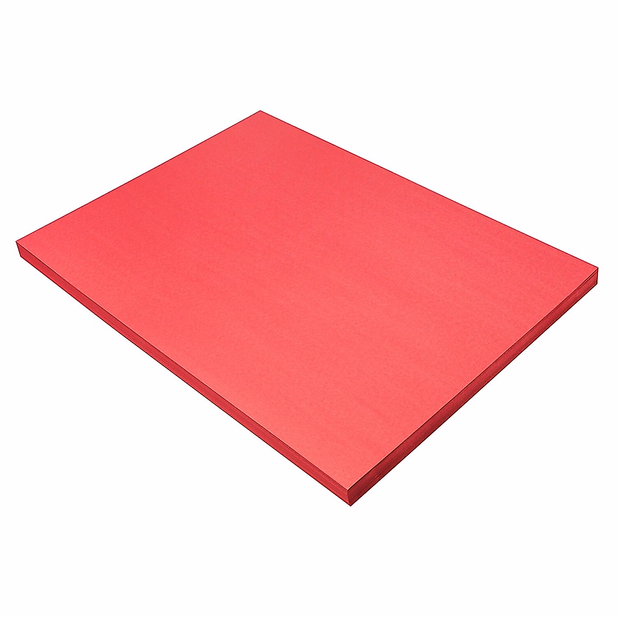 SunWorks® Construction Paper, Holiday Red, 18" x 24", 100 Sheets