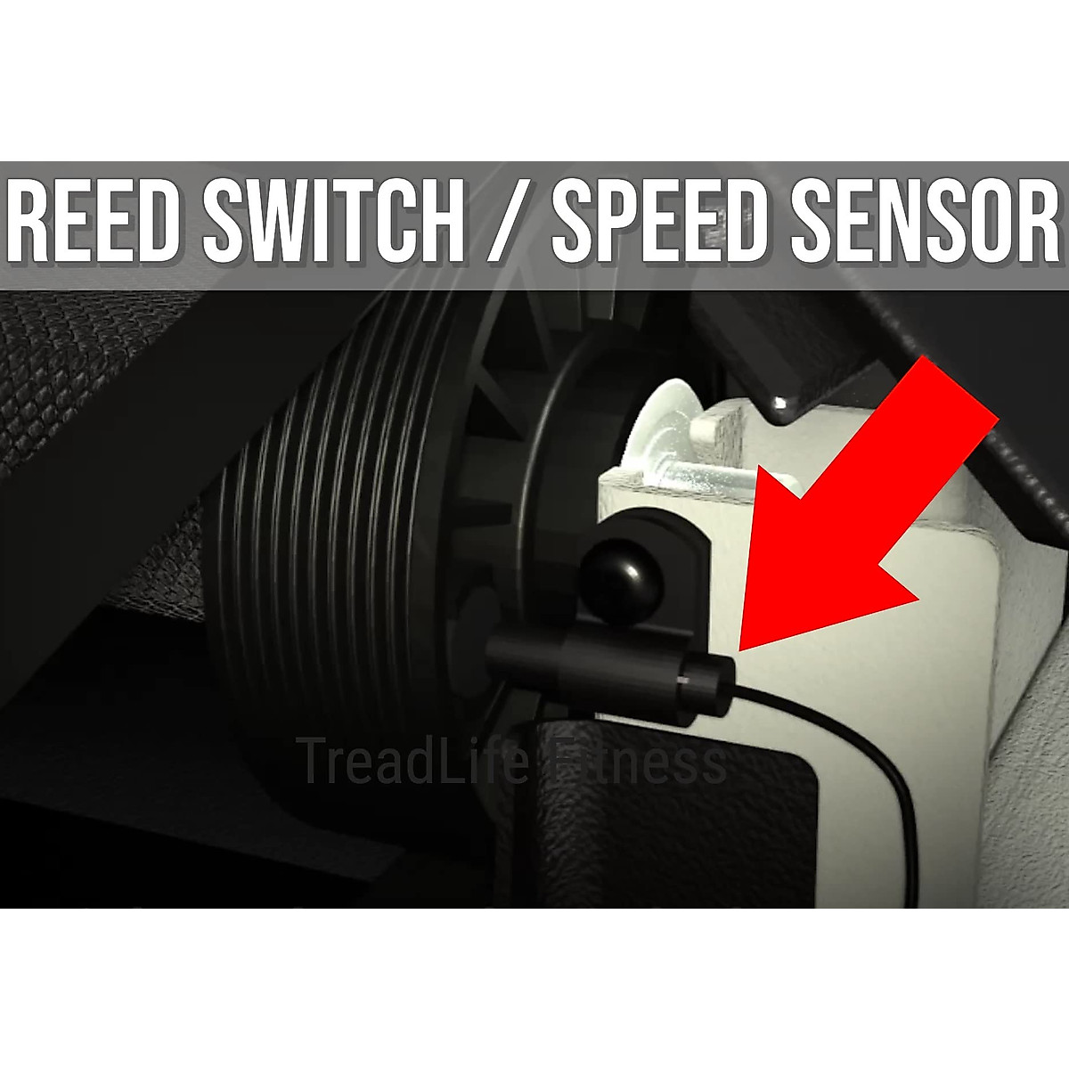 Treadmill Reed Switch RPM Sensor 165798 - Compatible with Reebok Treadmills