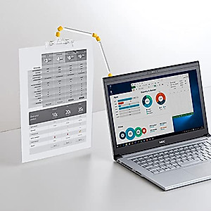 Sanwa Supply DH-208N2 Data Holder (Arm 3 Joints), Clear