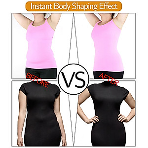 JangBe Waist Trainer for Women with Loop Wrap Around Waist Trainer Plus Size Invisible Workout Waist Trimmer for Gym Black
