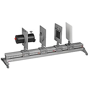 Eisco Labs Complete Optical Bench and Attachment Set, with 20 Lab Activities