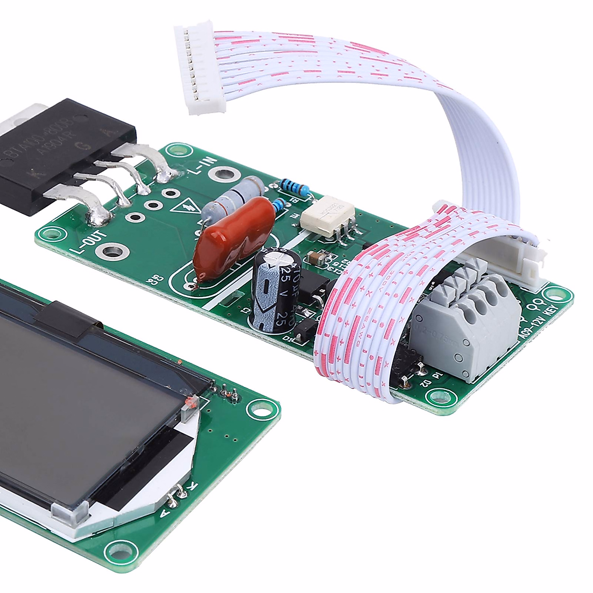 Spot Welder Module 9-12VAC 100A Time Control Welding Module Digital LCD Spot Welder Double Pulse Encoder