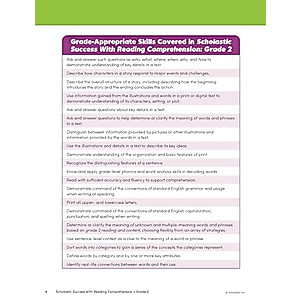 Scholastic Success with Reading Comprehension Grade 2 Workbook (Scholastic, Grade 2)