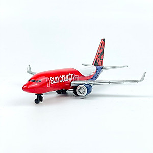 AVIAMUSE Sun Country Model Airplane, Die-cast Single Planes Model Aircraft Suitable for Collection & Christmas, Birthday Gifts