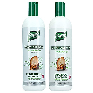 Capilo Sole & Cinnamon Shampoo 16oz + Rinse 16oz (Combo Set)