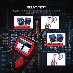 TopDiag P200 Car Circuit Tester with Oscilloscope, 20FT Cable - Tests Voltage, Continuity, Components