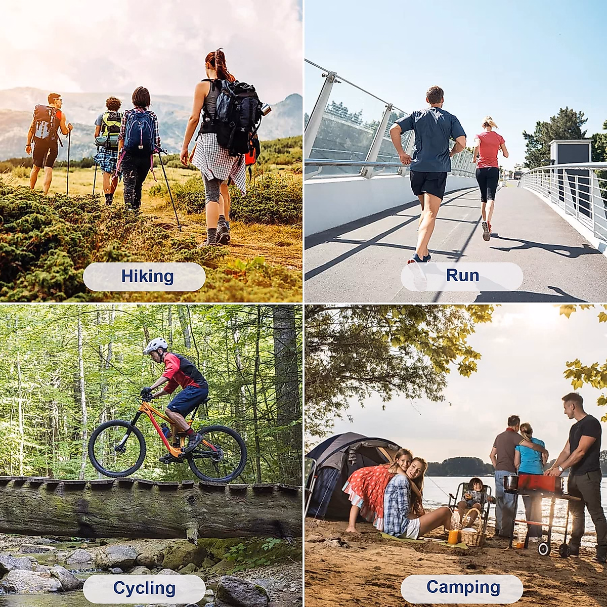 JULMELON Clear Sling Bag, Clear PVC Crossbody Chest Bag Stadium Approved, Backpack with Adjustable Strap for Men Women Hiking, Stadium or Concerts