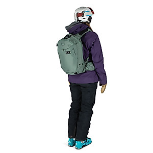 Osprey Kresta 20 Women's Backcountry Ski and Snowboard Backpack, Pine Leaf Green