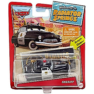 Pixar Disney Cars 1:55 Scale Sheriff, Welcome to Radiator Springs