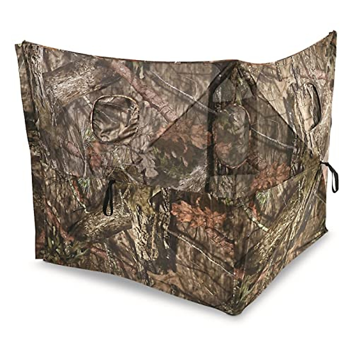 Guide Gear Dual Hub Turkey Hunting Ground Blind, 1-2 Person Tent, Duck, Deer Hunting Gear Equipment Accessories, Mossy Oak Break Up Country, 36"x 36", Mossy Oak Break-Up Country
