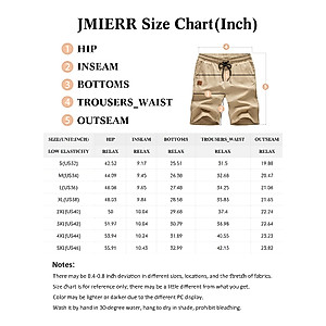 JMIERR Mens Athletic Shorts Casual Cotton Drawstring Summer Beach Twill Chino Dress Golf Workout Gym Running Basketball Shorts, XL, S Black