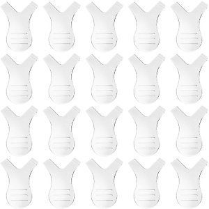 Leinuosen 20 Pack Y Lash Lift Tool Y Shape Eyelash Brush Lash Lift Brush Silicone Grafting Eyelash Lift Brush for Eyelash Extension Clean up