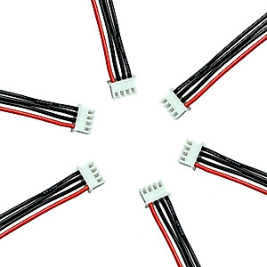 FLY RC 10pcs JST-XH 3S LiPo Balance Plug Extension Cable Battery Charger Connector 22AWG for RC Drone Rechargeable Lipo